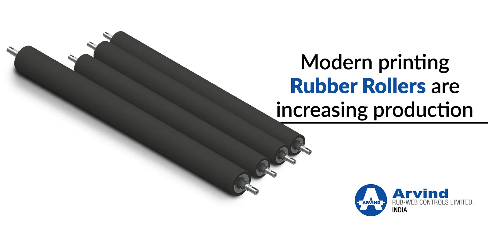 Modern printing rubber rollers are increasing production - Arvindrubber